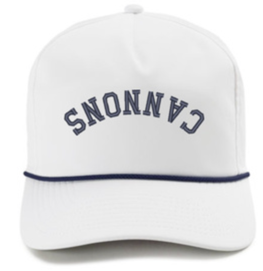 Upside Down Cannons' Imperial Wrightson Rope Cap-White | Texas Cannons ...